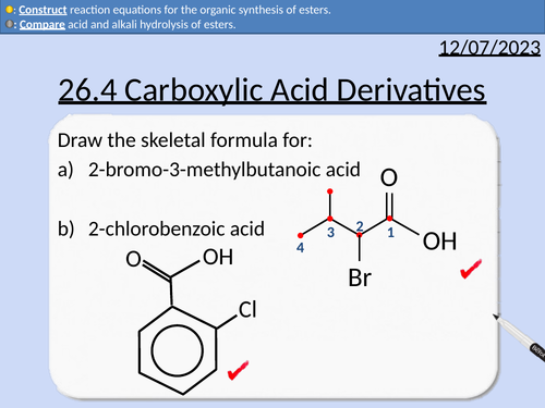 OCR A Level Chemistry: Module 6 Organic Chemistry and Analysis | Teaching Resources
