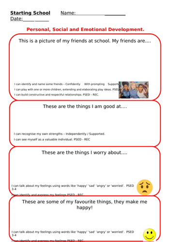 EYFS Reception Baseline Assessments for New 2021 Framework | Teaching ...