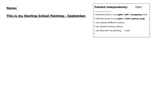EYFS Reception Baseline Assessments for New 2021 Framework | Teaching ...