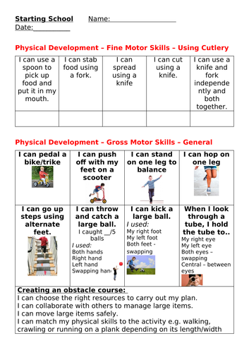 EYFS Reception Baseline Assessments for New 2021 Framework | Teaching ...
