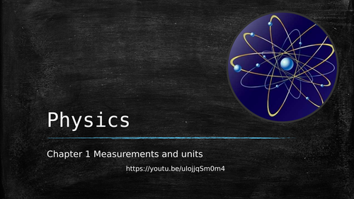 Chapter 1 Physics | Teaching Resources