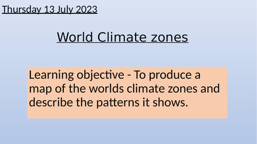 Weather and Climate, KS3, Geography, AQA | Teaching Resources