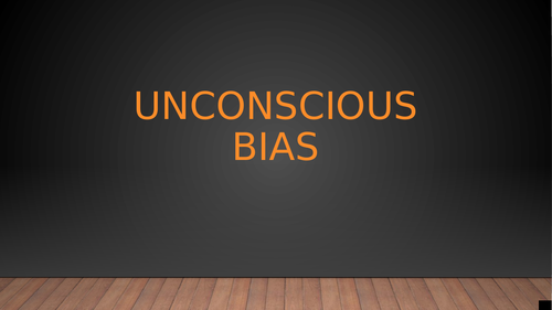 Unconscious Bias Assembly | Teaching Resources