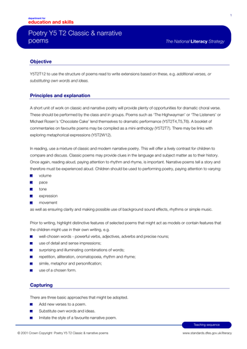 Classic Narrative Poems Noyes Maggie and the Dinosaur Dave Ward The ...