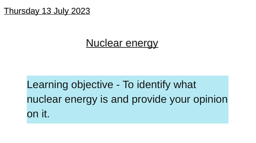 Energy, Y9, Geography, AQA | Teaching Resources