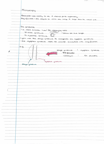 A Level Biology - Microscopy Revision | Teaching Resources
