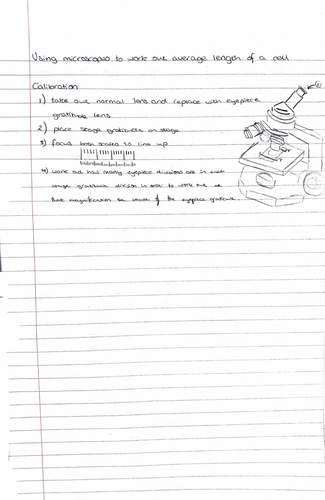 A Level Biology - Microscopy Revision | Teaching Resources