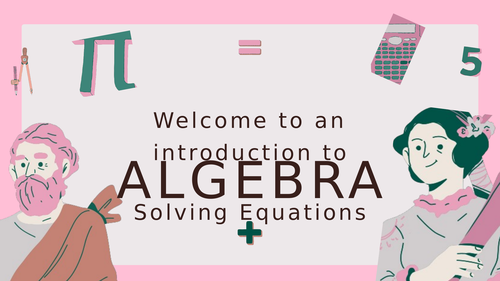 An Introduction to Algebra | Teaching Resources