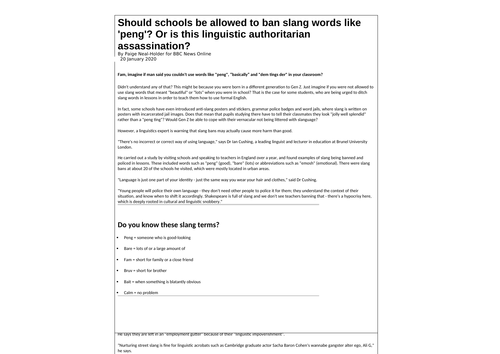 Language and Social Groups Introduction: English Language A Level AQA ...