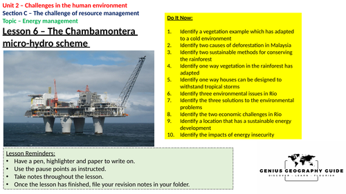 The Chambamontera micro-hydro scheme | Teaching Resources