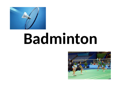 Badminton | Teaching Resources
