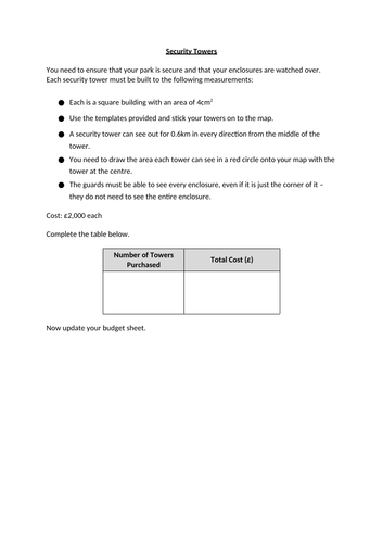 Y6 Jurassic World Maths Project: Part 2 | Teaching Resources