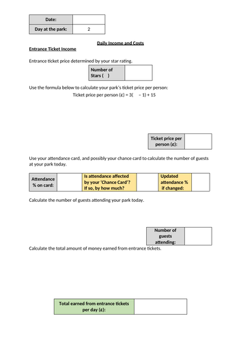 Y6 Jurassic World Maths Project: Part 3 | Teaching Resources