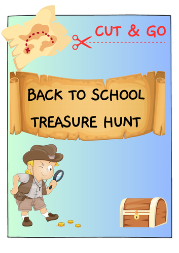 Back to school treasure hunt & bingo | Teaching Resources