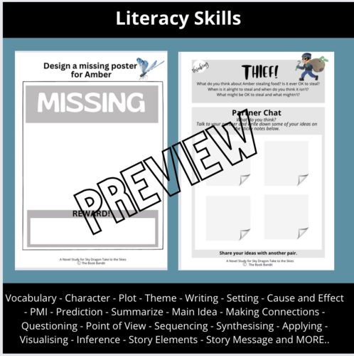 SKY DRAGON Take to the Skies by Ahn Do NOVEL STUDY and Reading ...