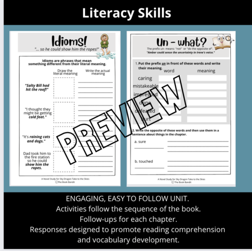 SKY DRAGON Take to the Skies by Ahn Do NOVEL STUDY and Reading ...