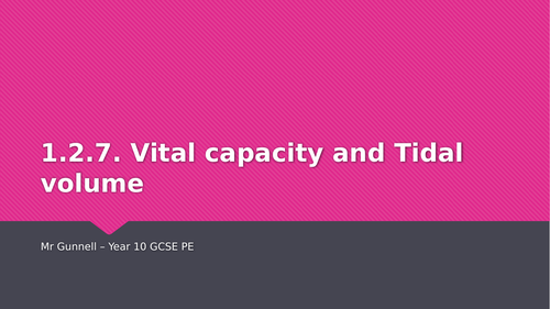 Edexcel GCSE PE - CV System Unit | Teaching Resources
