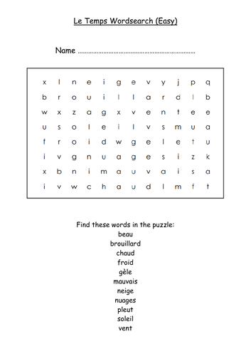 KS2 French Weather and Seasons Unit Pack - 5 complete lessons ...
