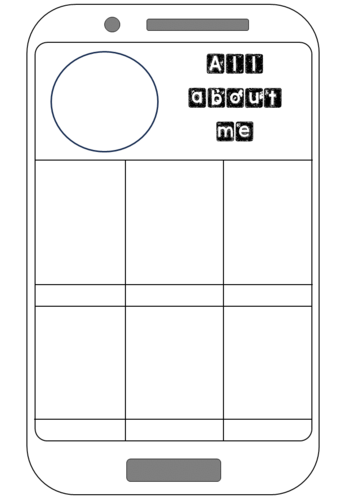 All About Me Phone Selfie Craftivity | First Week of School | Back to ...