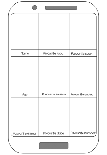 All About Me Phone Selfie Craftivity | First Week of School | Back to ...