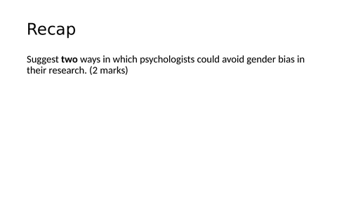 AQA Psychology culture bias issues and debates | Teaching Resources