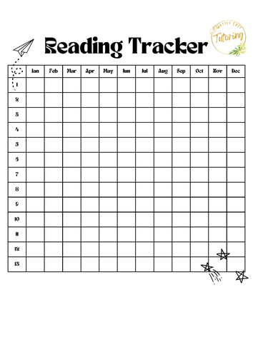 Reading Tracker | Teaching Resources