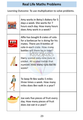 Functional Skills Maths Level 1 - Multiplication Workbook | Teaching ...