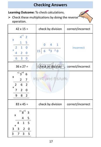 Functional Skills Maths Level 1 - Multiplication Workbook | Teaching ...