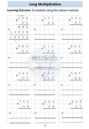 Functional Skills Maths Level 1 - Multiplication Workbook | Teaching ...