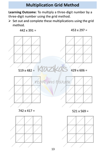 Functional Skills Maths Level 1 - Multiplication Workbook | Teaching ...