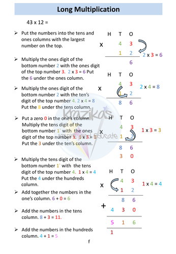 Functional Skills Maths Level 1 - Multiplication Workbook | Teaching ...
