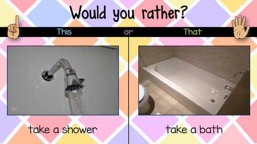 Would You Rather Questions - Back to School - This or That Game ...