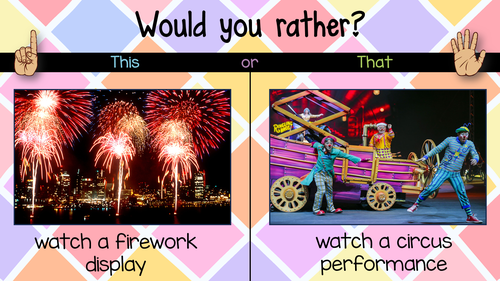 Would You Rather Questions - Back to School - This or That Game ...