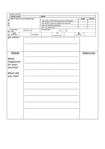 Lost & Found T4W Unit | Teaching Resources