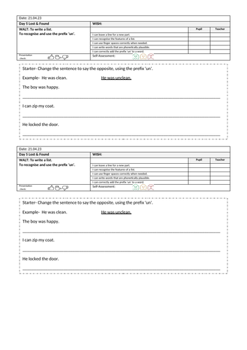 Lost & Found T4W Unit | Teaching Resources