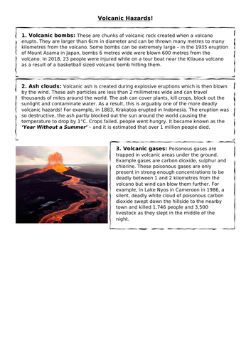 KS3: Tectonics: L7: Volcanic Hazards | Teaching Resources