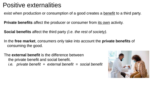 Positive externalities | Teaching Resources
