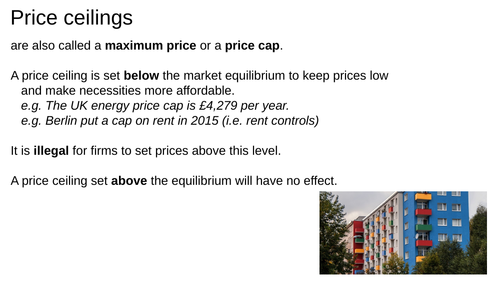 Price controls | Teaching Resources