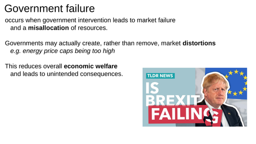 Government failure | Teaching Resources