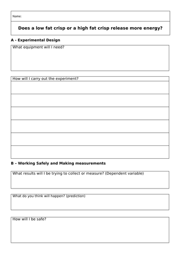 AQA ELC Double Science TDA *UPDATED* | Teaching Resources