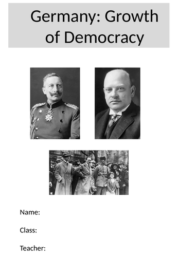 AQA Germany 1890-1945 Economic depression and the rise of the Nazi ...