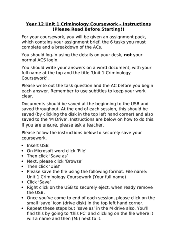 Level 3 Criminology WJEC Unit 1 | Teaching Resources