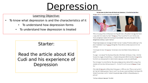Depression | Teaching Resources