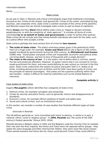A Level Sociology AQA Crime and Deviance | Teaching Resources