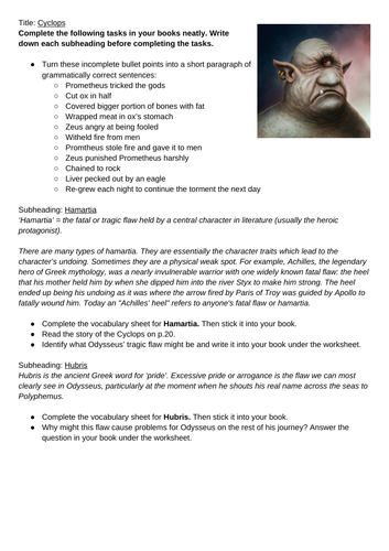 Greek Mythology Grade 4