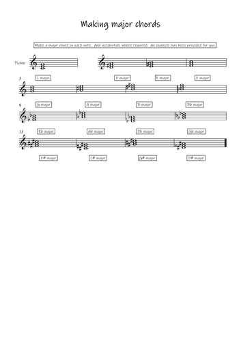 Music: Short composition practice tasks | Teaching Resources