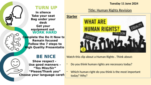 Theme F Human Rights and Social Justice Revision Lessons - GCSE AQA ...