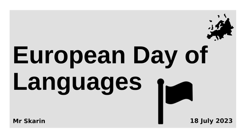 European Day of Languages Assembly 2023 | Teaching Resources