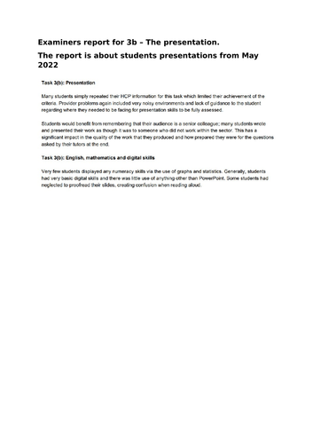 T-Level Health 2024-2025 ESP Communication activities for 2a) 3a) 3b ...