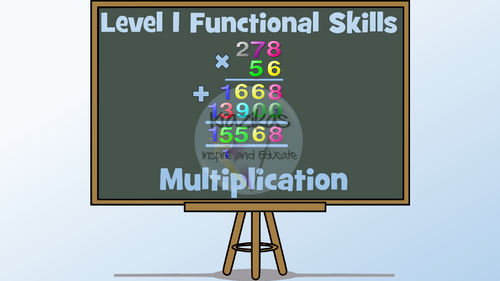 Functional Skills Maths Level 1 - Multiplication PowerPoint Lesson ...